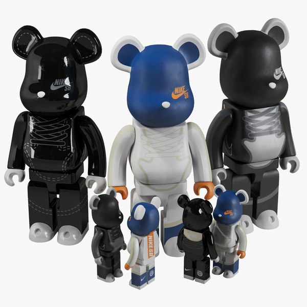 3D Bearbrick NIKE - TurboSquid 1718923