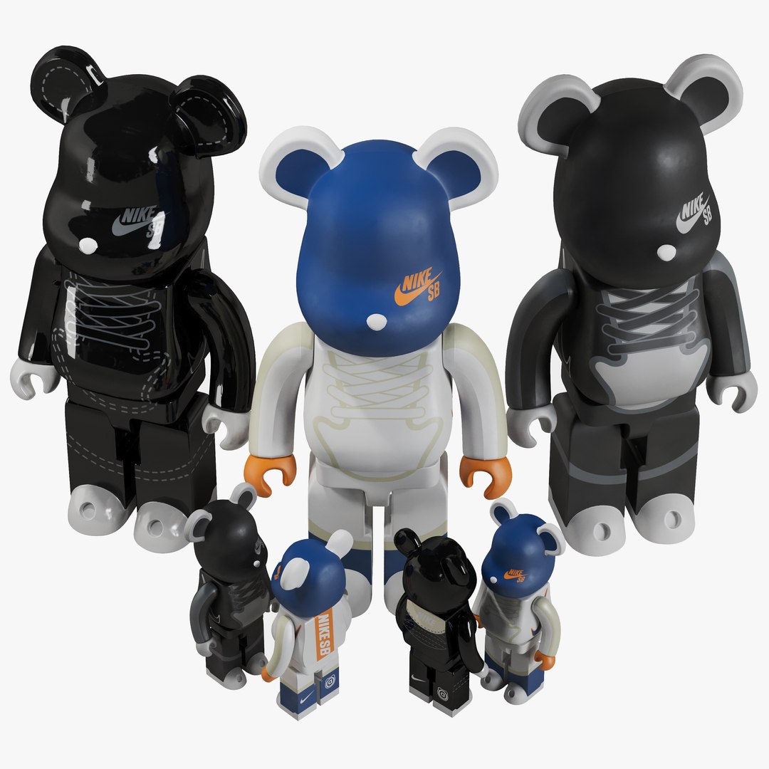 3D Bearbrick NIKE - TurboSquid 1718923