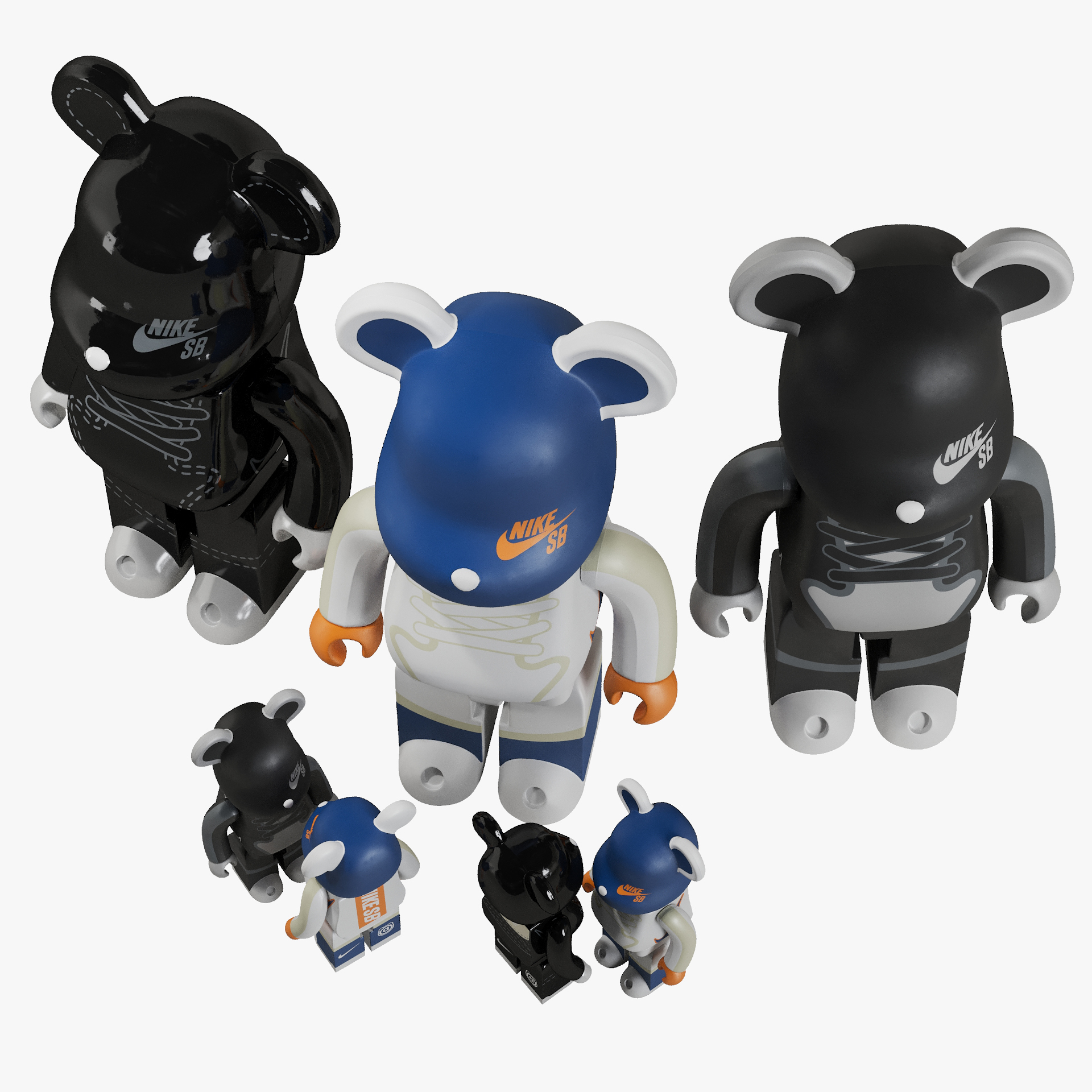 3D Bearbrick NIKE - TurboSquid 1718923