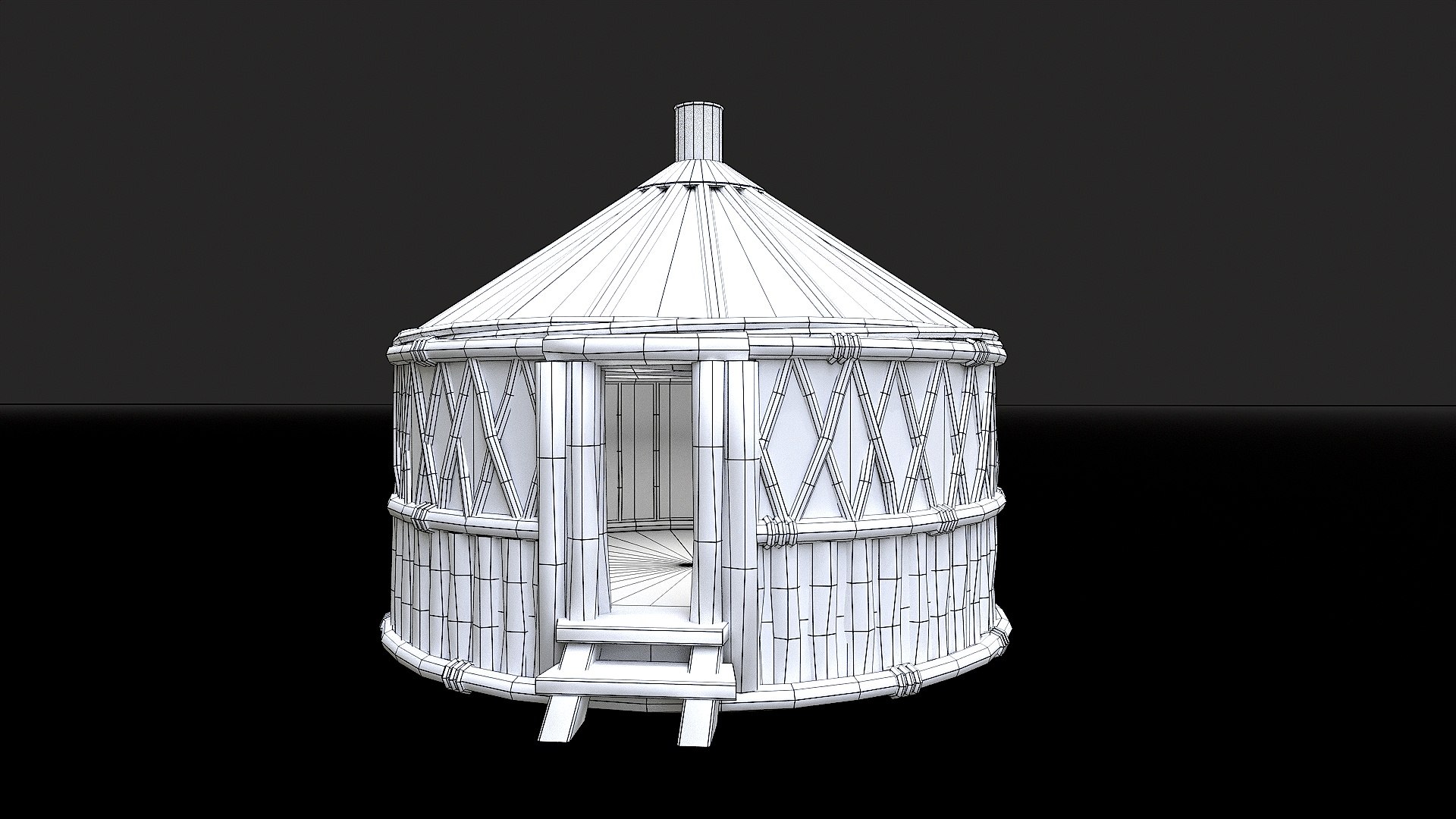Traditional Yurt Nomads Tent Collection 3D Model - TurboSquid 2360363