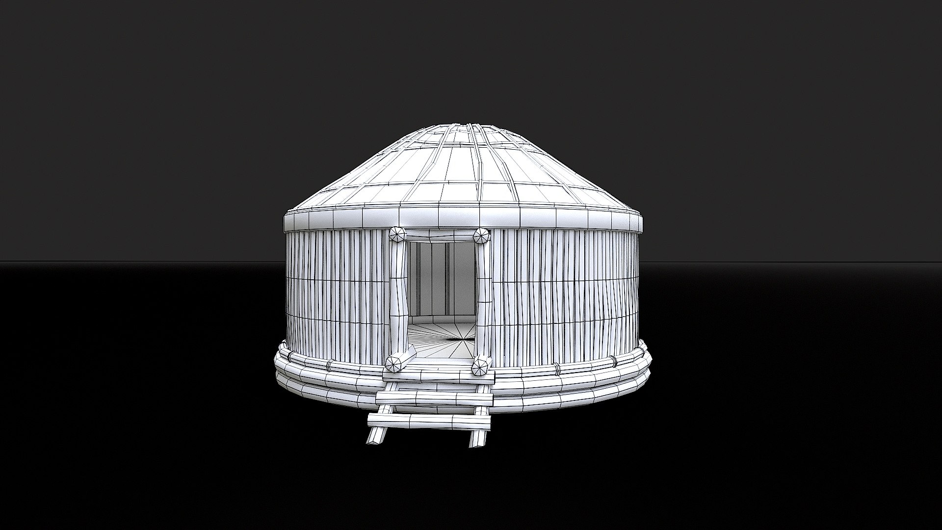 Traditional Yurt Nomads Tent Collection 3D Model - TurboSquid 2360363