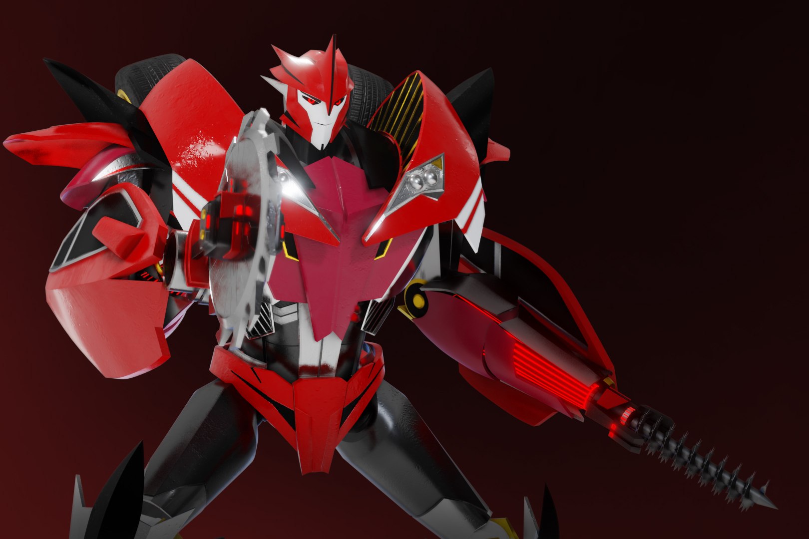 Knockout Transformers Prime 3D Model - TurboSquid 1799017