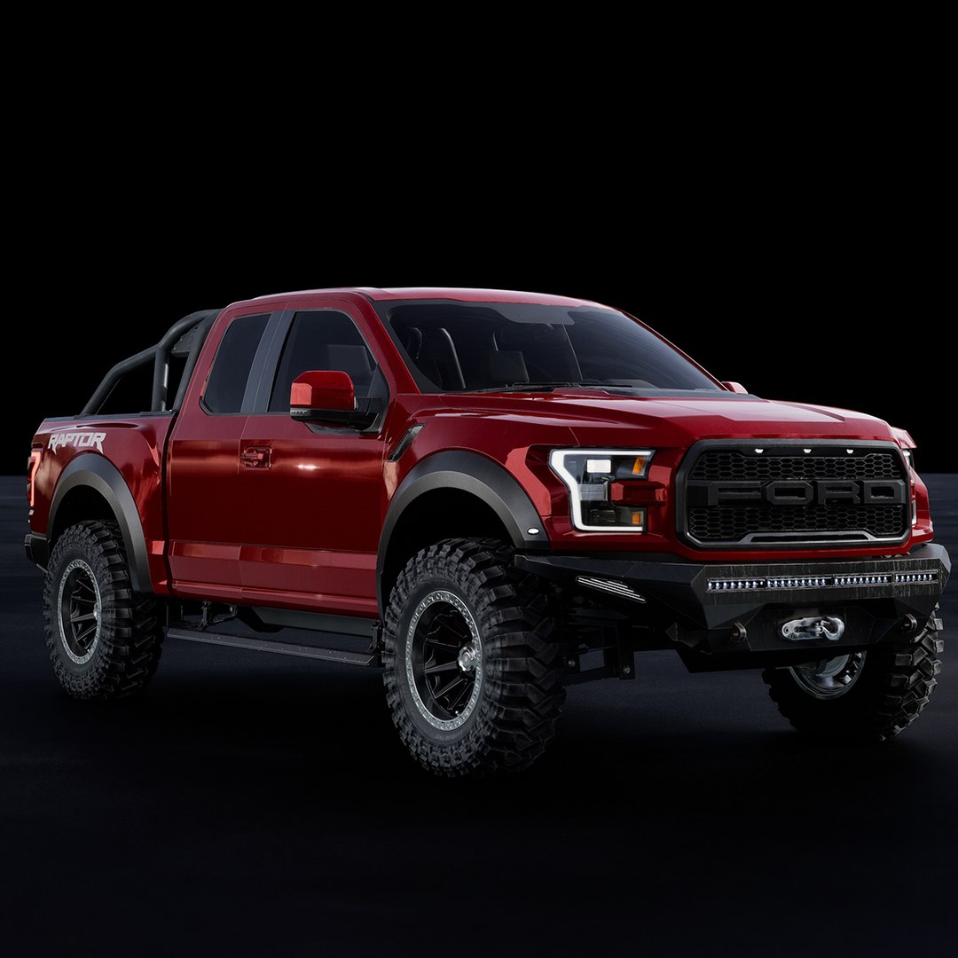 3D Ford F-150 Raptor PBR 4K 8K Game Ready Unreal Engine 5 Unity Model ...