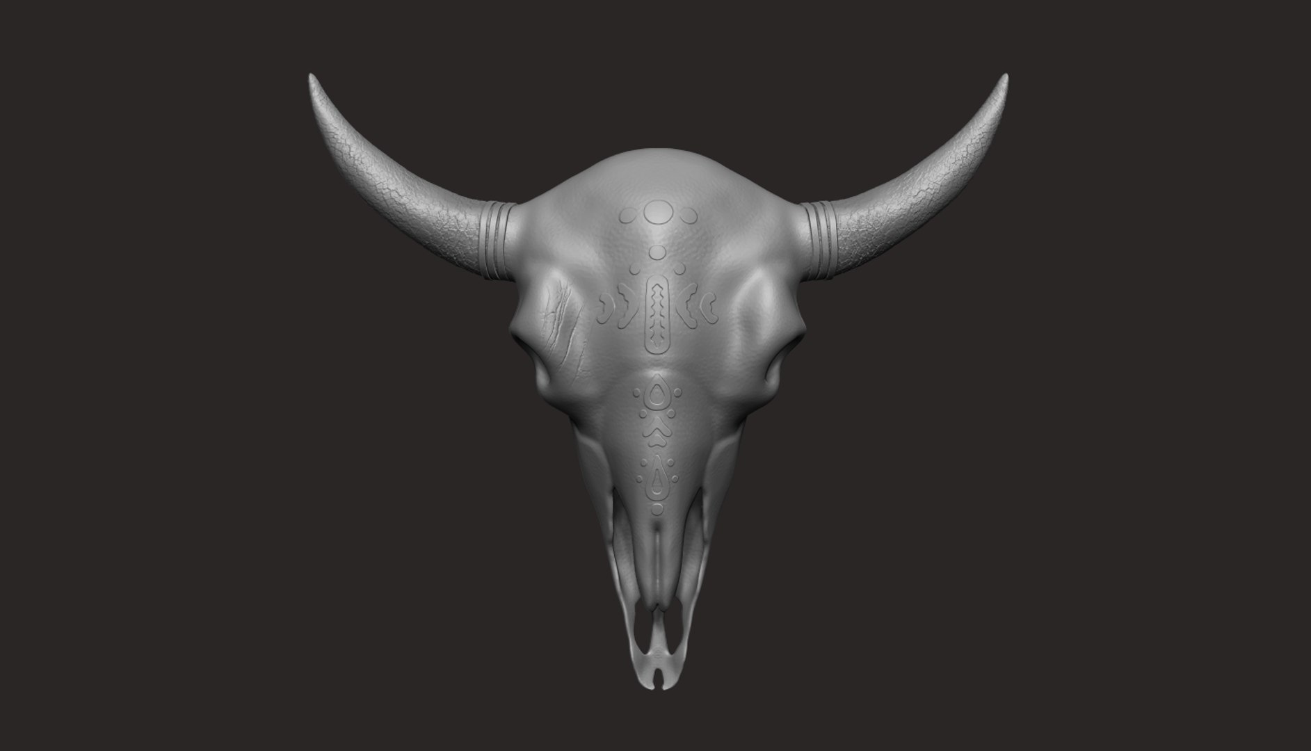 Buffalo head 3D - TurboSquid 1349212