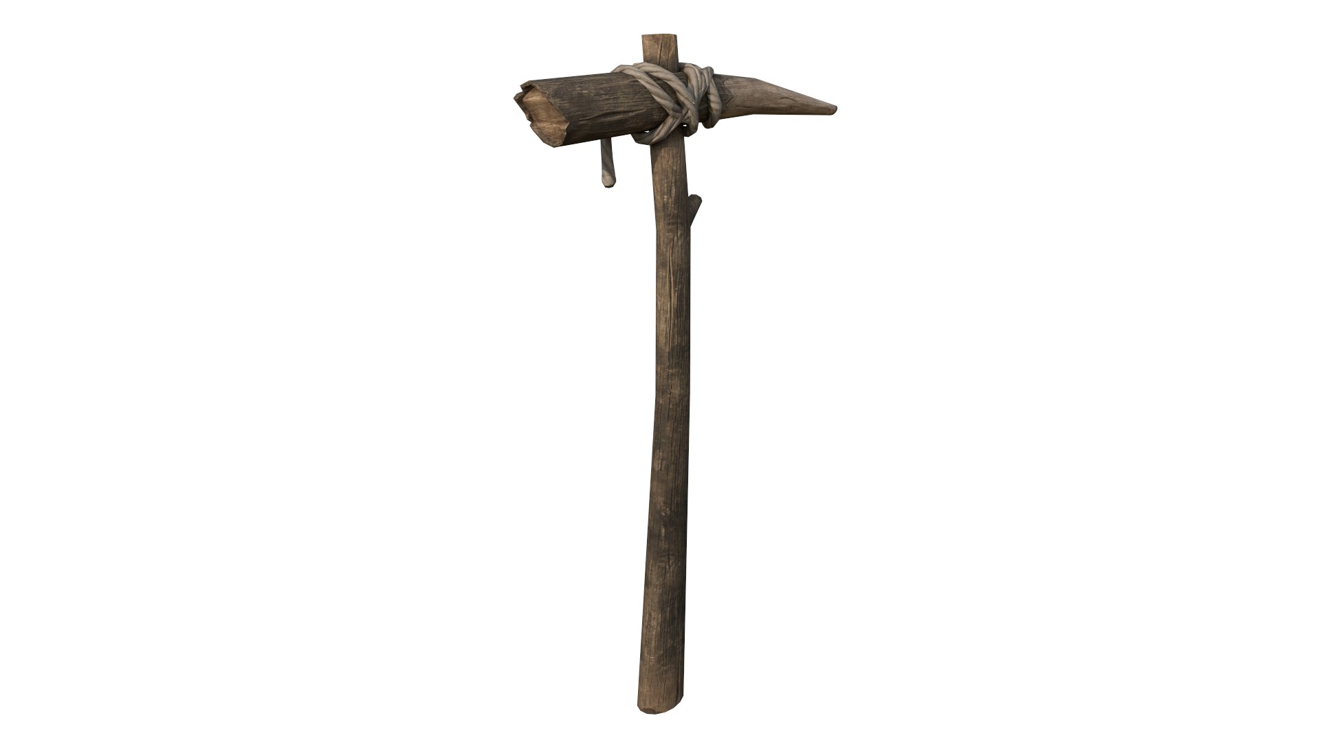 Pickaxe Tools Wooden 3D - TurboSquid 1691987