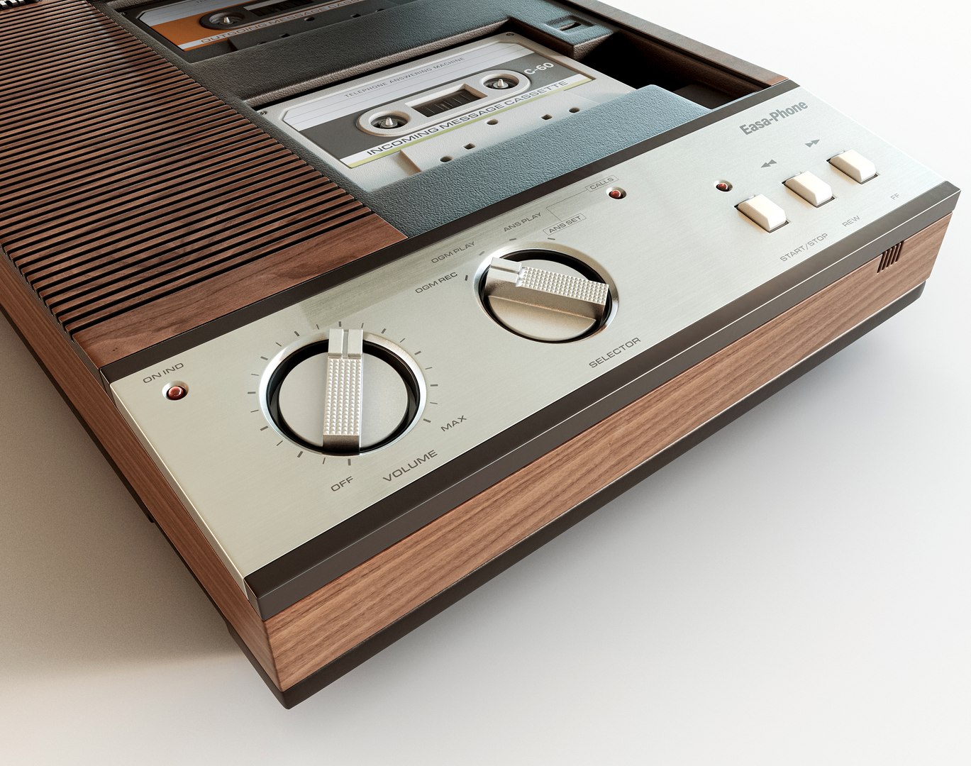 Vintage Panasonic Answering Machine 2 3D model - TurboSquid 2079575