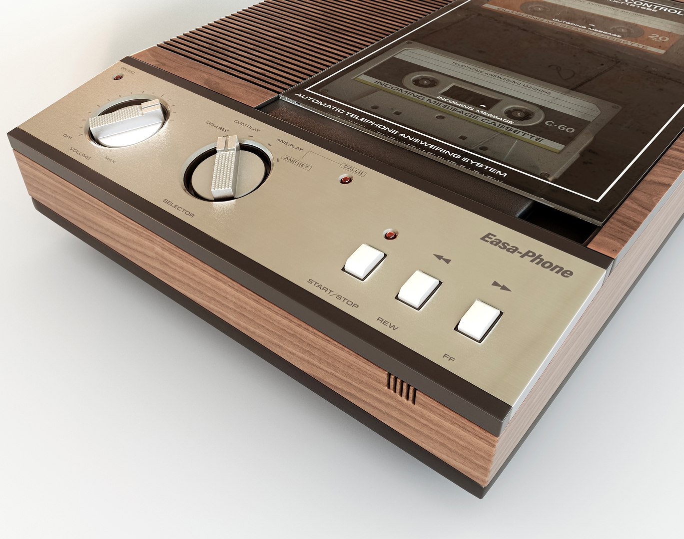 Vintage Panasonic Answering Machine 2 3D model - TurboSquid 2079575