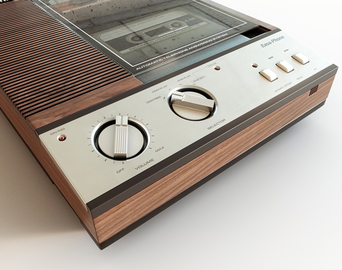 Vintage Panasonic Answering Machine 2 3D model - TurboSquid 2079575