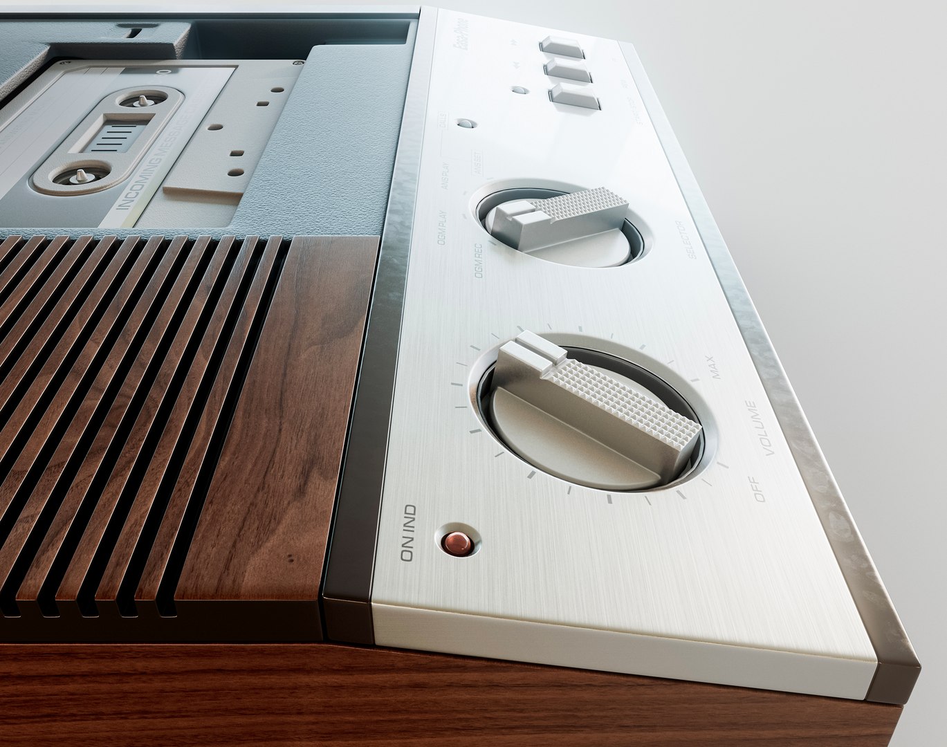 Vintage Panasonic Answering Machine 2 3D model - TurboSquid 2079575