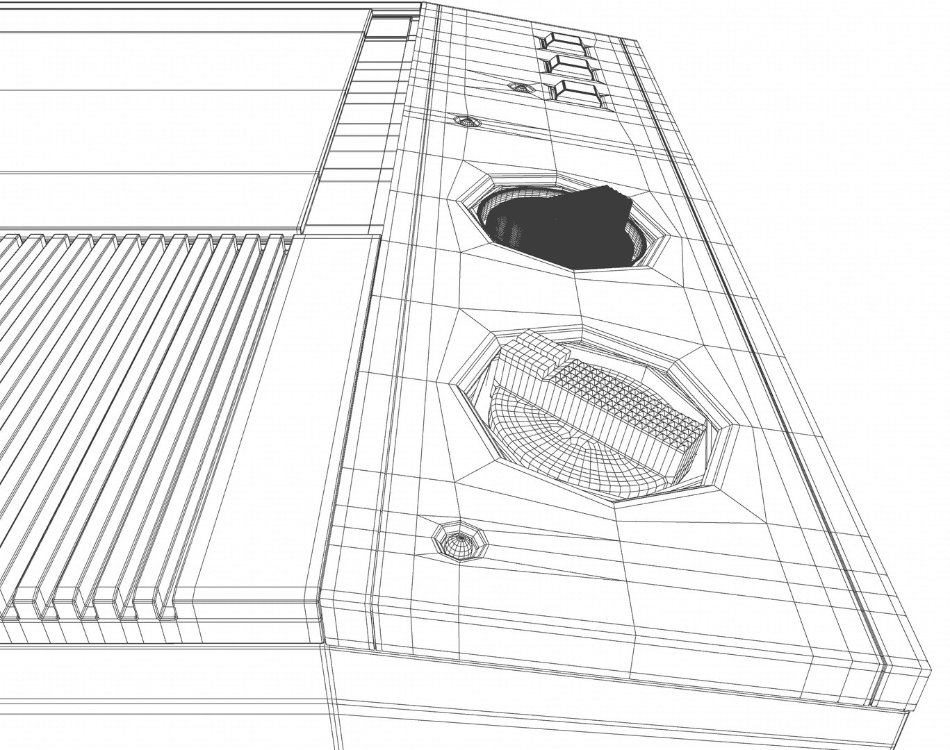 Vintage Panasonic Answering Machine 2 3D model - TurboSquid 2079575