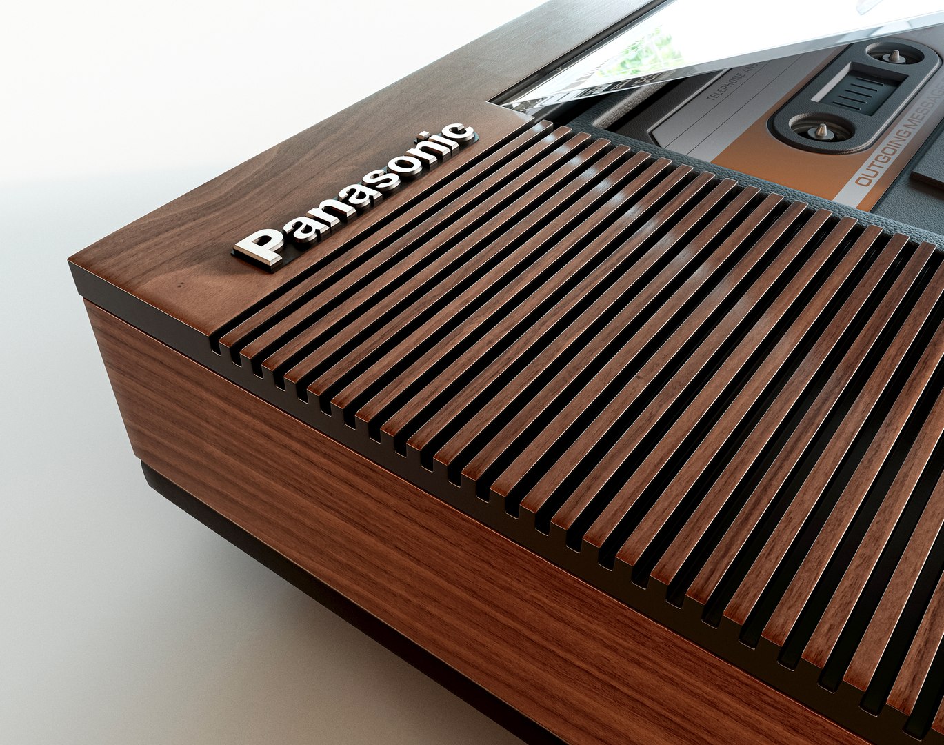 Vintage Panasonic Answering Machine 2 3D model - TurboSquid 2079575