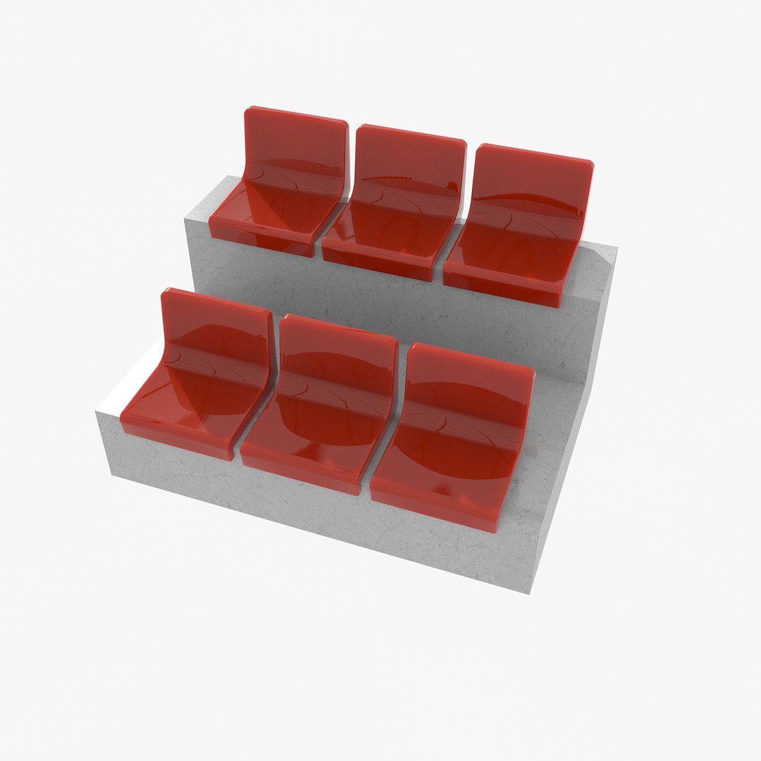 Stadium Seat 3D Model - TurboSquid 1340747