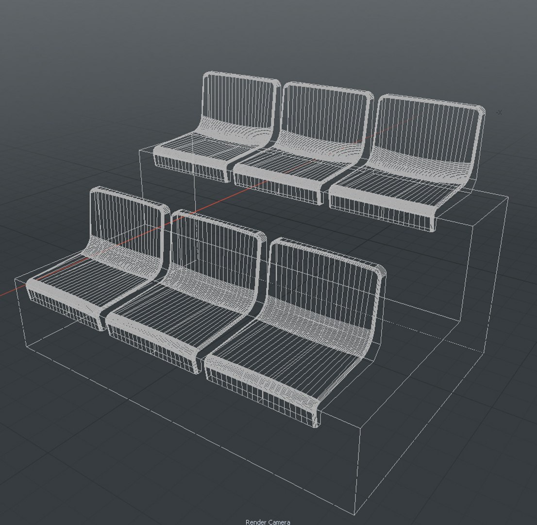 Stadium Seat 3D Model - TurboSquid 1340747