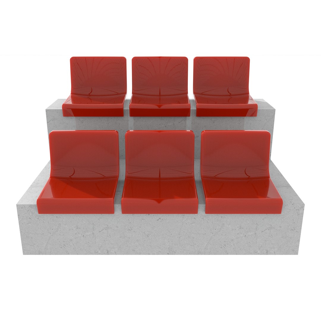 Stadium Seat 3D Model - TurboSquid 1340747