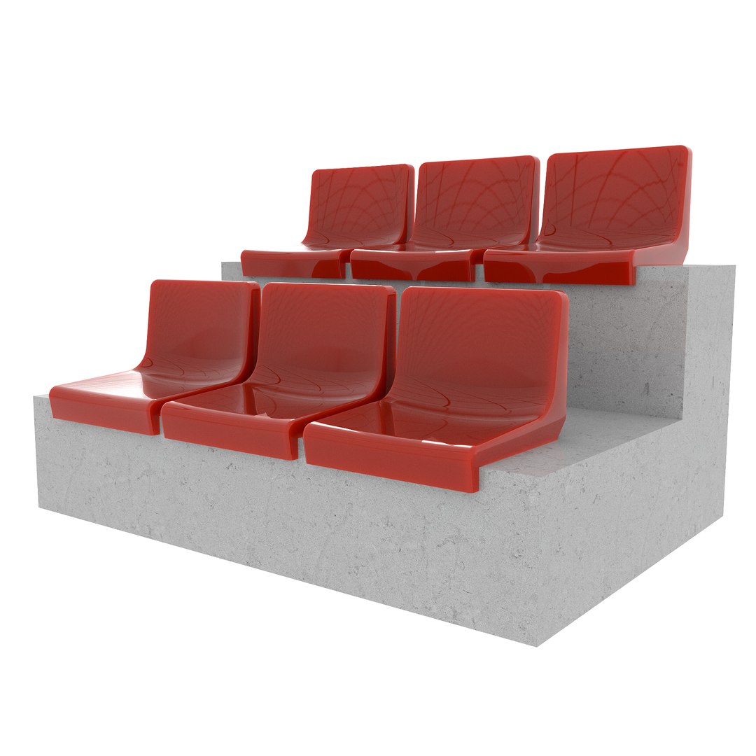 Stadium Seat 3D Model - TurboSquid 1340747