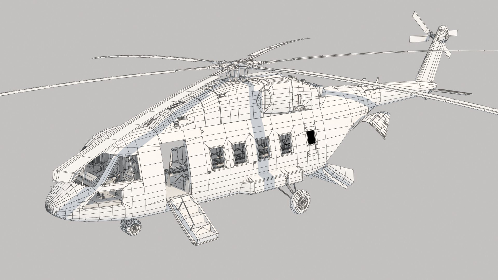 Mi-38 Helicopter 3D Model - TurboSquid 2297749