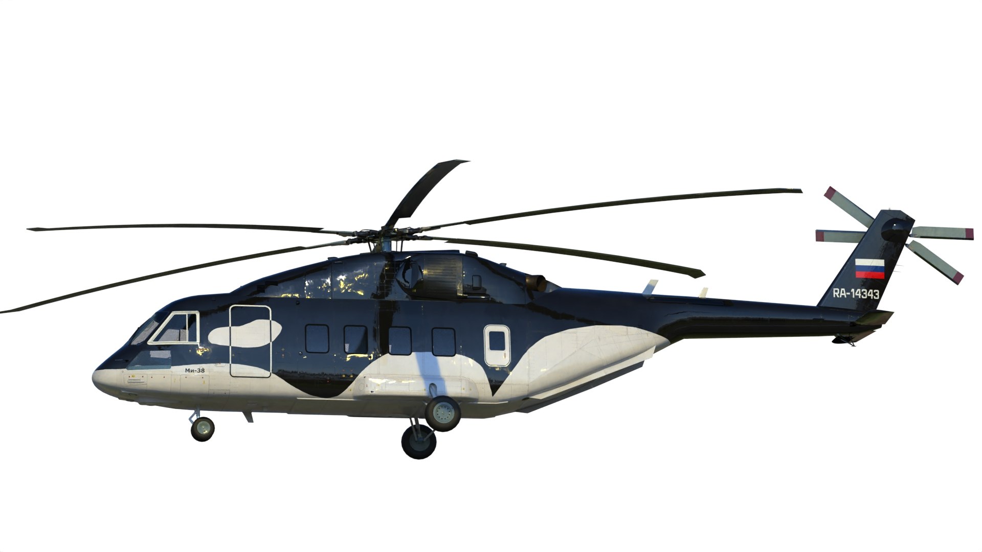 Mi-38 Helicopter 3D Model - TurboSquid 2297749