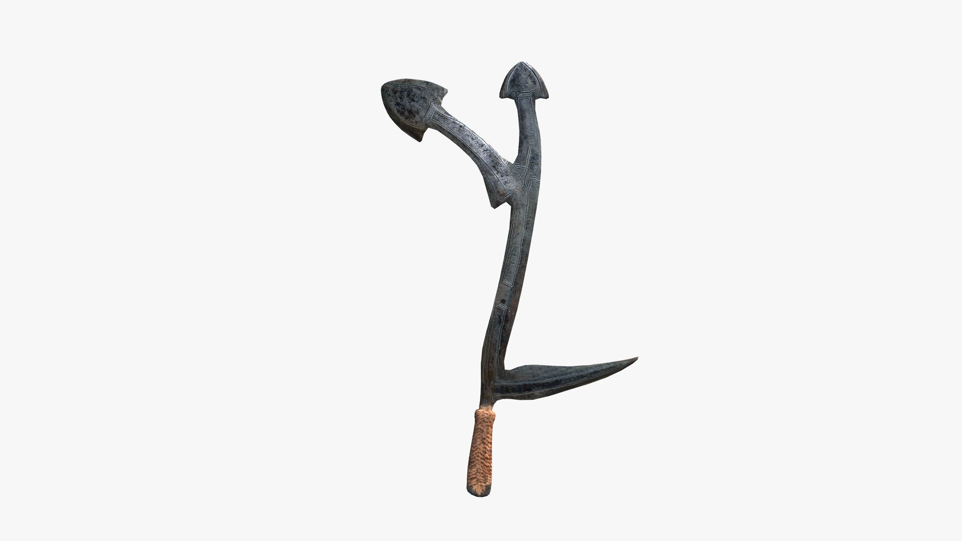 3D Banda Kpinga Throwing Knife Variation B Model - TurboSquid 1906642