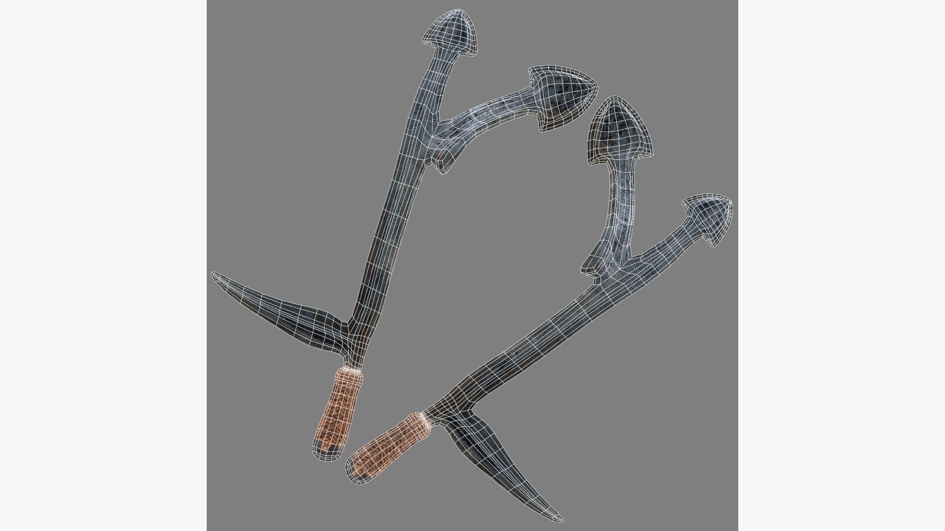 3D Banda Kpinga Throwing Knife Variation B Model - TurboSquid 1906642