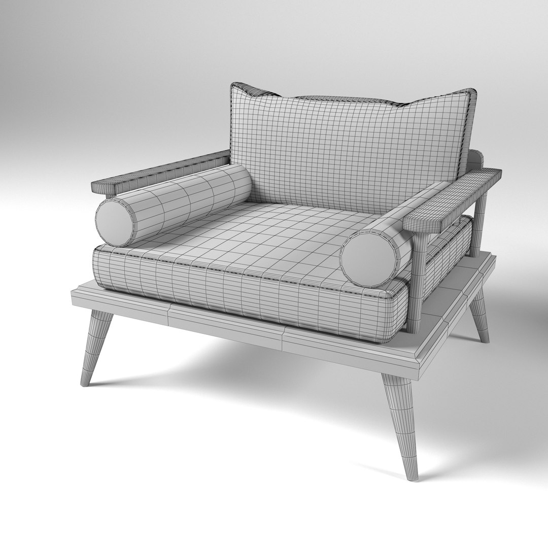 3D ARMCHAIR ROMA model - TurboSquid 1978817