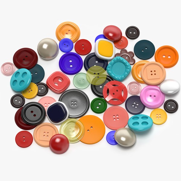 trileaf button 3d model