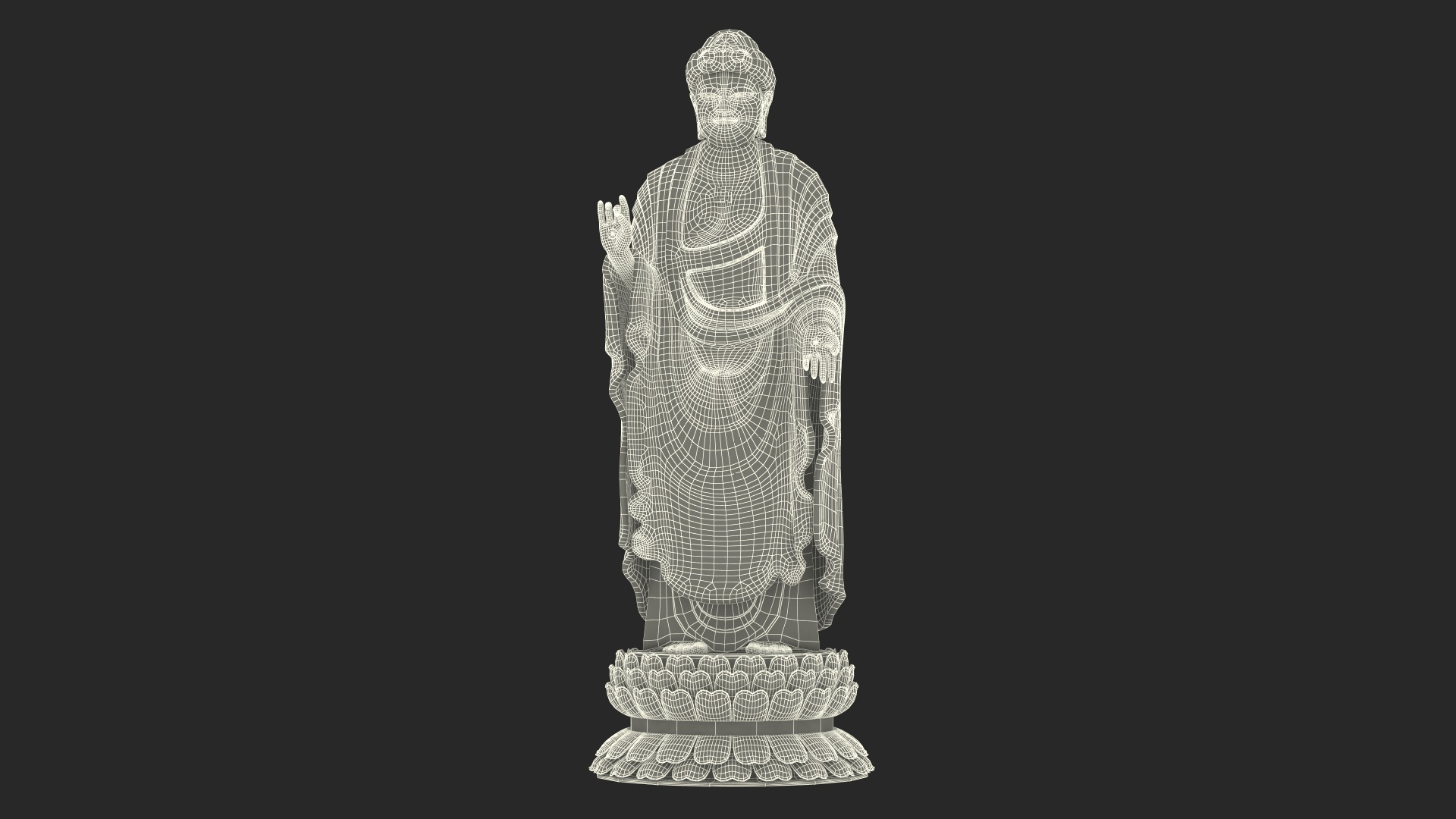 Mazu Of Tianjin Buddha Statue 3D Model - TurboSquid 2207893