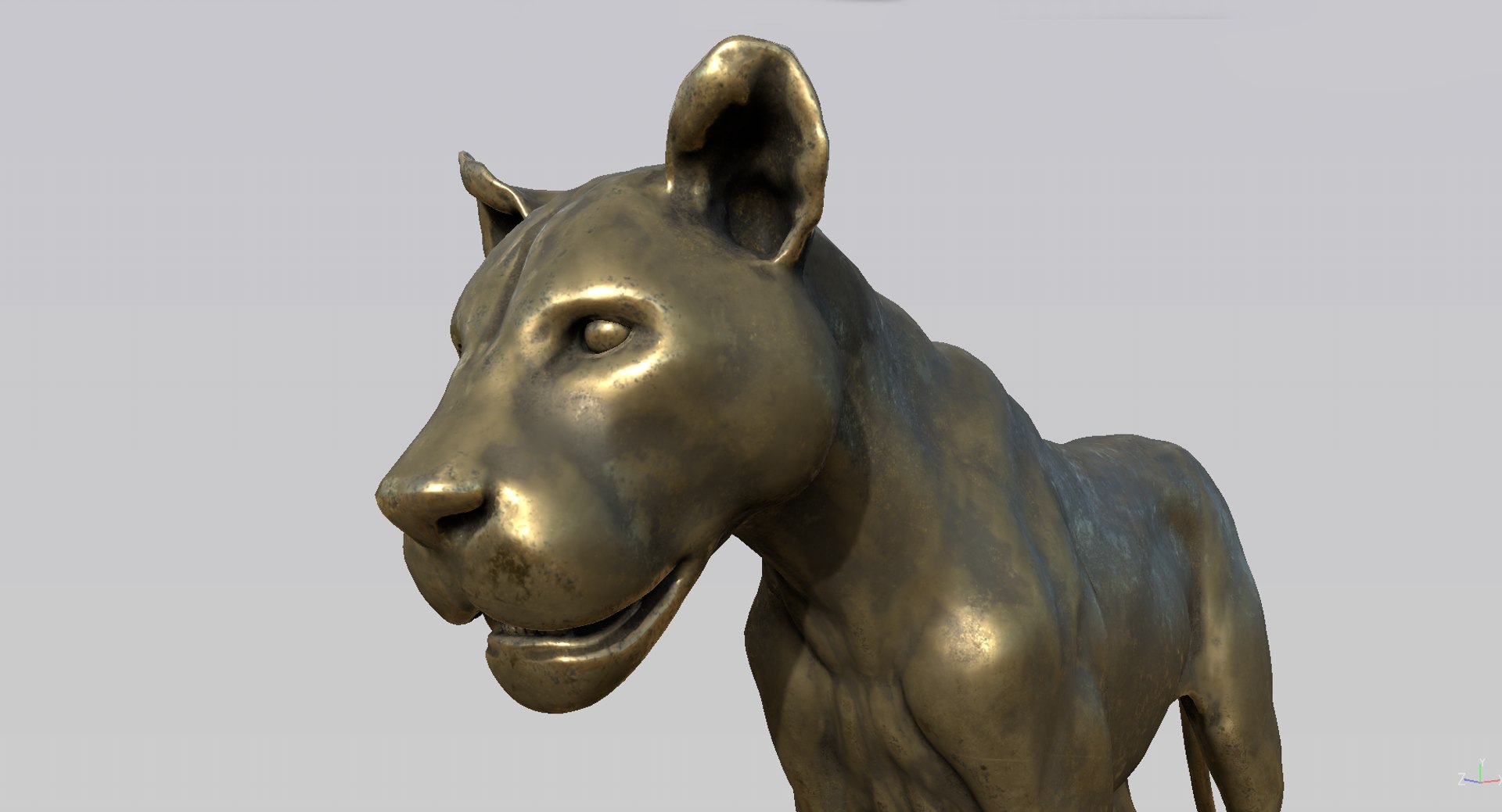 Leona Statue 3D Model - TurboSquid 1399967