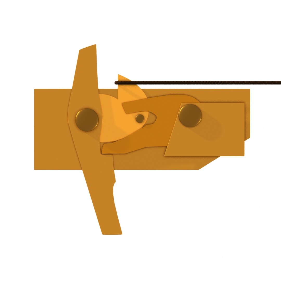 Latch Crossbow Mechanism Obj