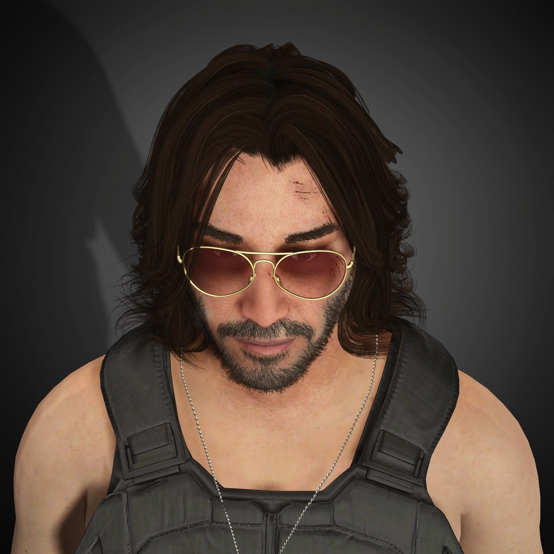 3D Model Johnny Silverhand Character - TurboSquid 2419158