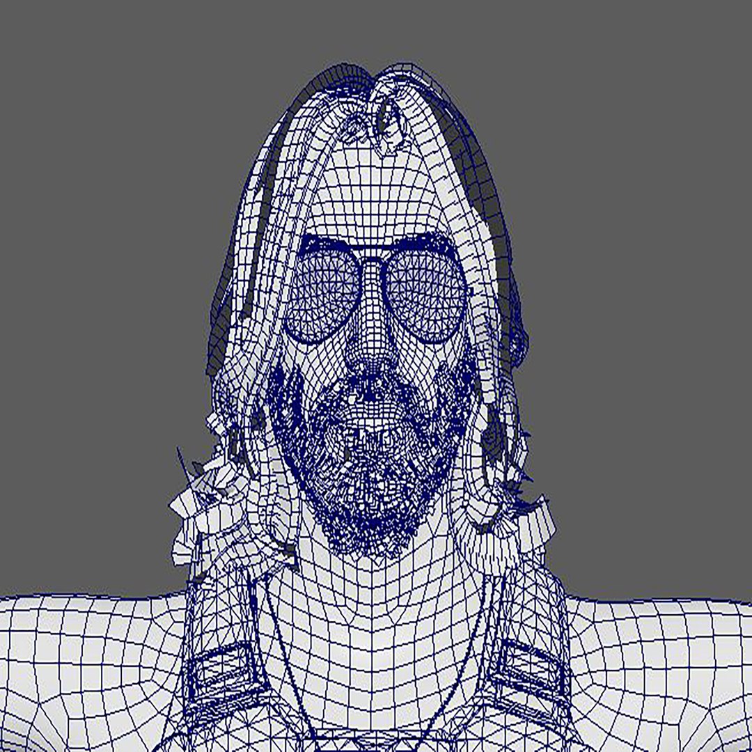 3D Model Johnny Silverhand Character - TurboSquid 2419158