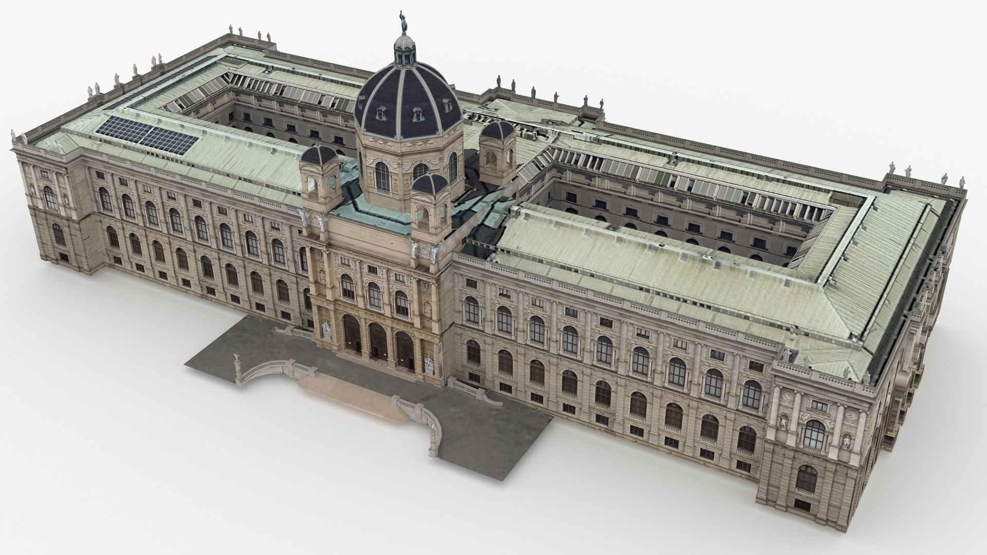 Modello 3D Museo di storia naturale, Vienna - TurboSquid 1379251