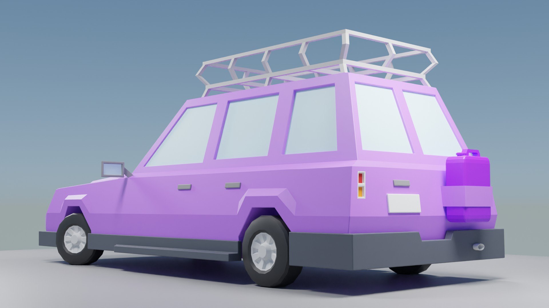 Low Poly Jeep 02 3D Model - TurboSquid 2193462