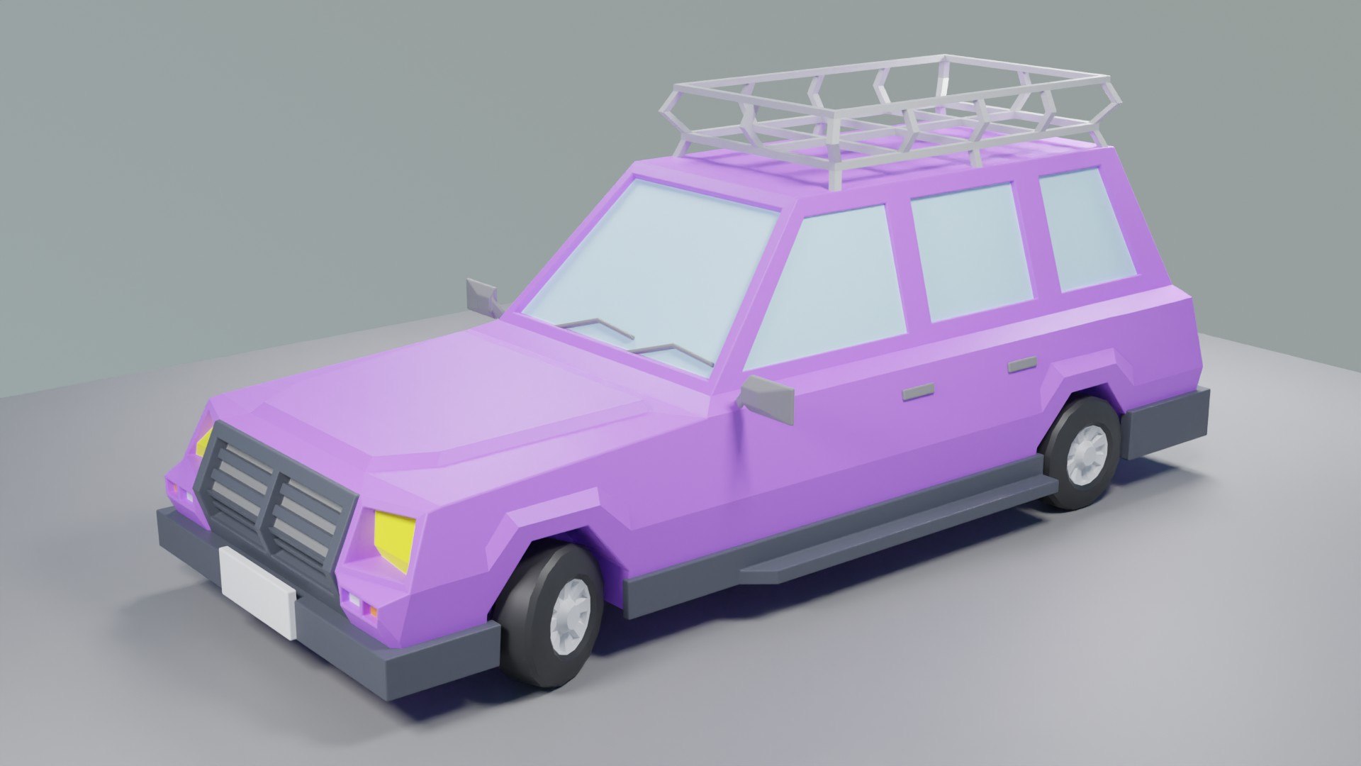 Low Poly Jeep 02 3D Model - TurboSquid 2193462