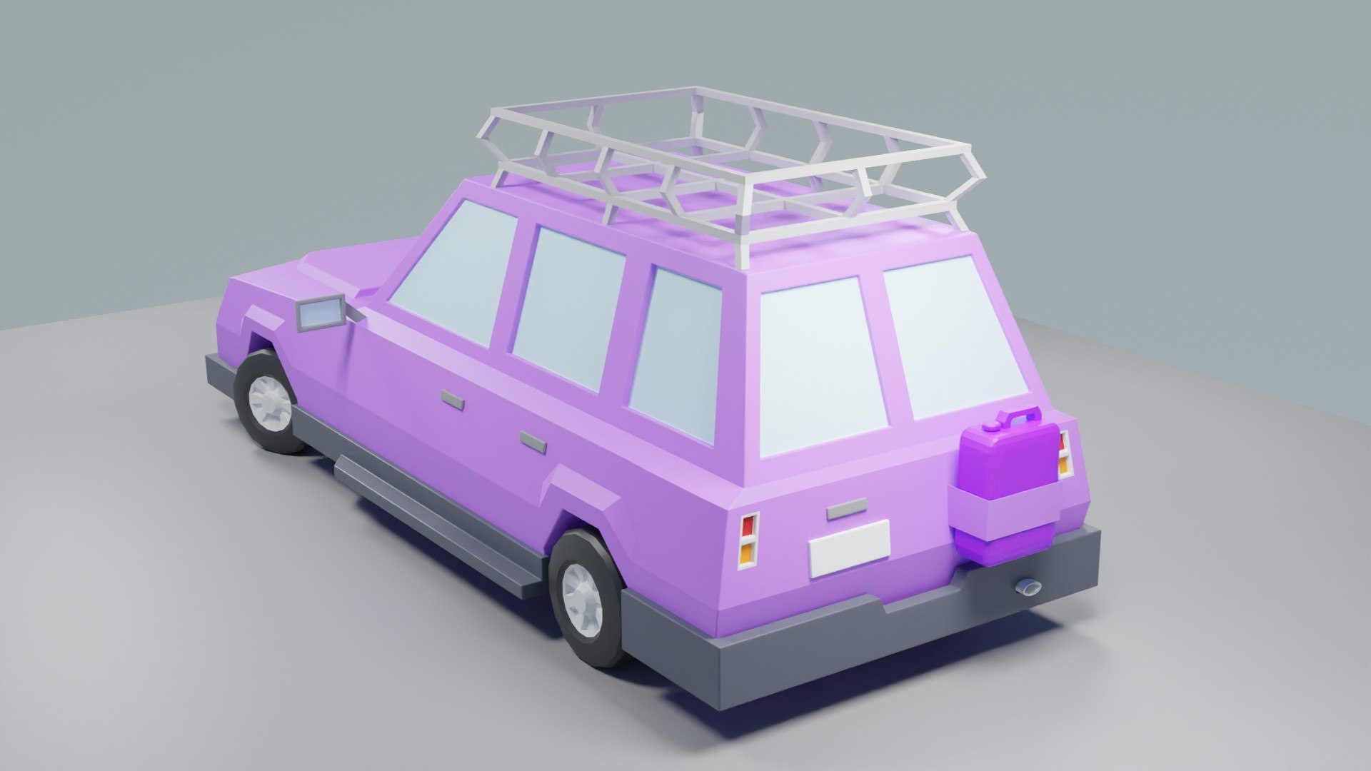 Low Poly Jeep 02 3D Model - TurboSquid 2193462