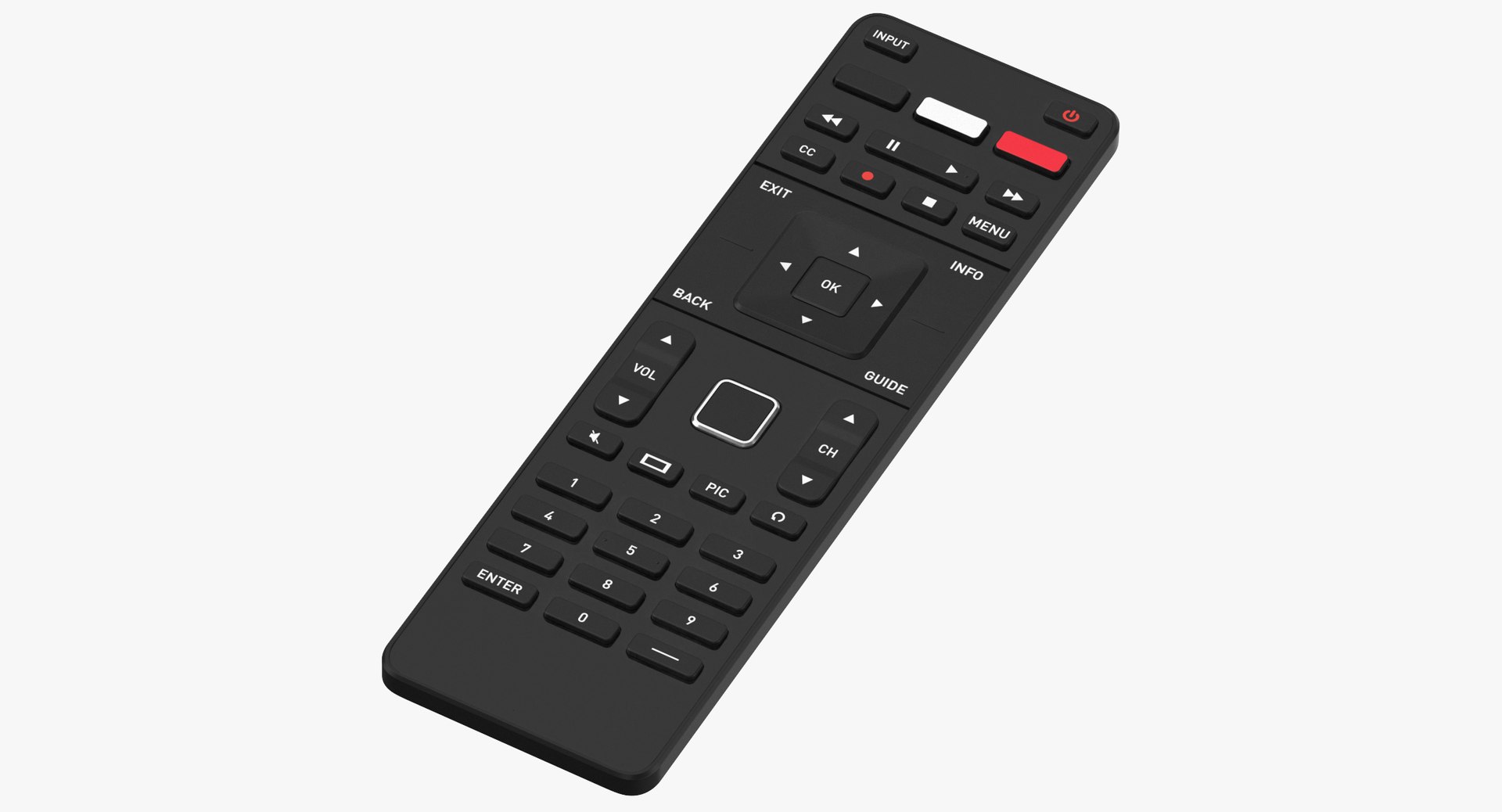Generic remote controller 02 3D model - TurboSquid 1285522