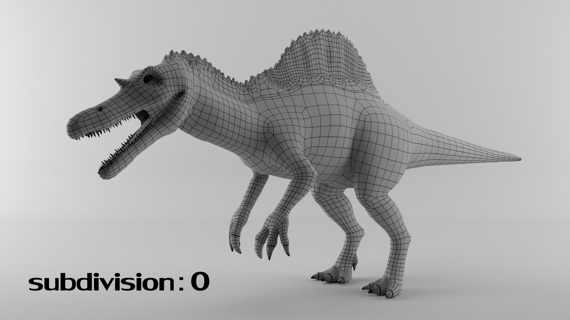3D Realistic Spinosaurus Rigged - TurboSquid 1455375