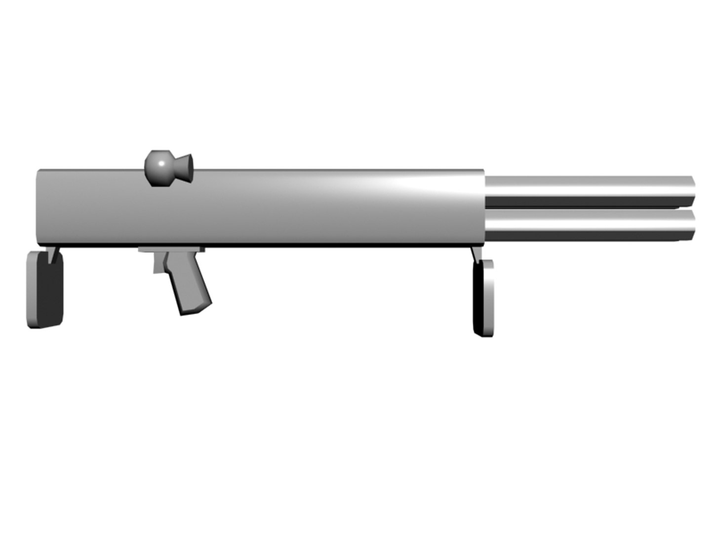 3d M202a1 Flash Rocket M202 Model