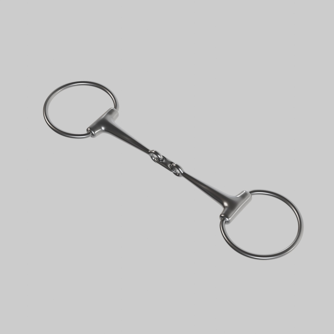 Double-jointed Snaffle Horse Bit 3D Model - TurboSquid 1974617