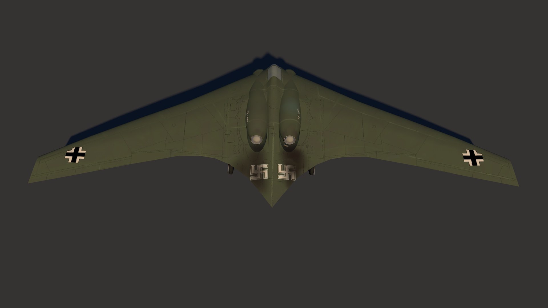 Horten Ho 229 3D Model - TurboSquid 1844064