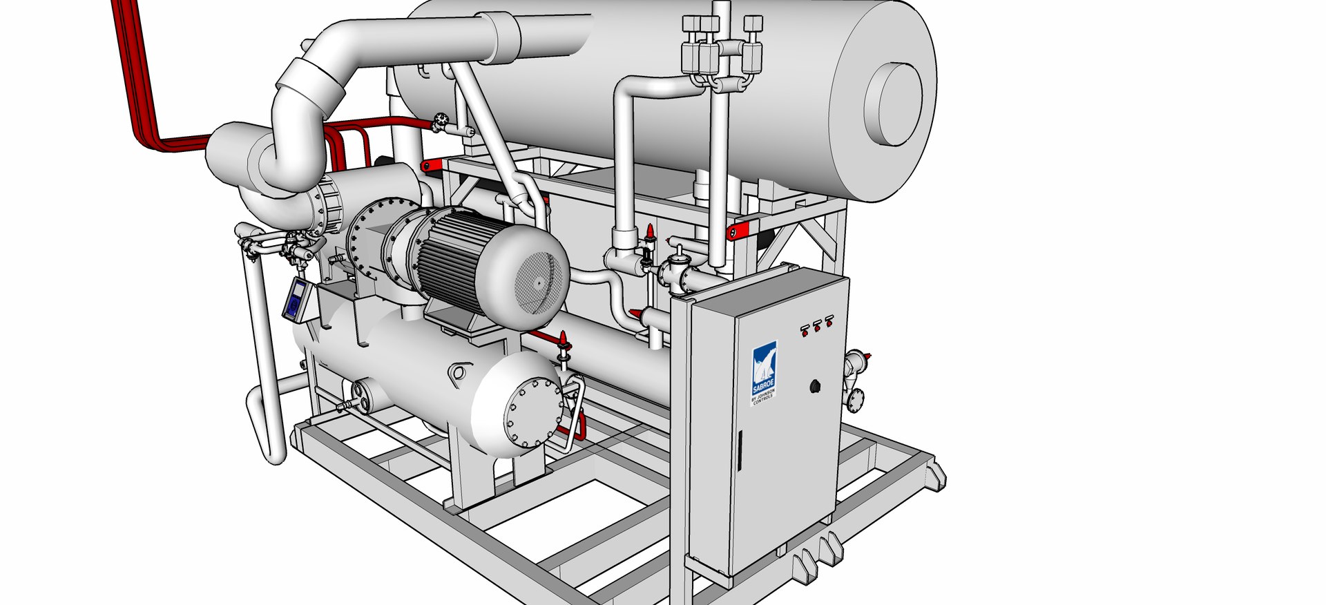 3D model unisab pac chiller - TurboSquid 1274803