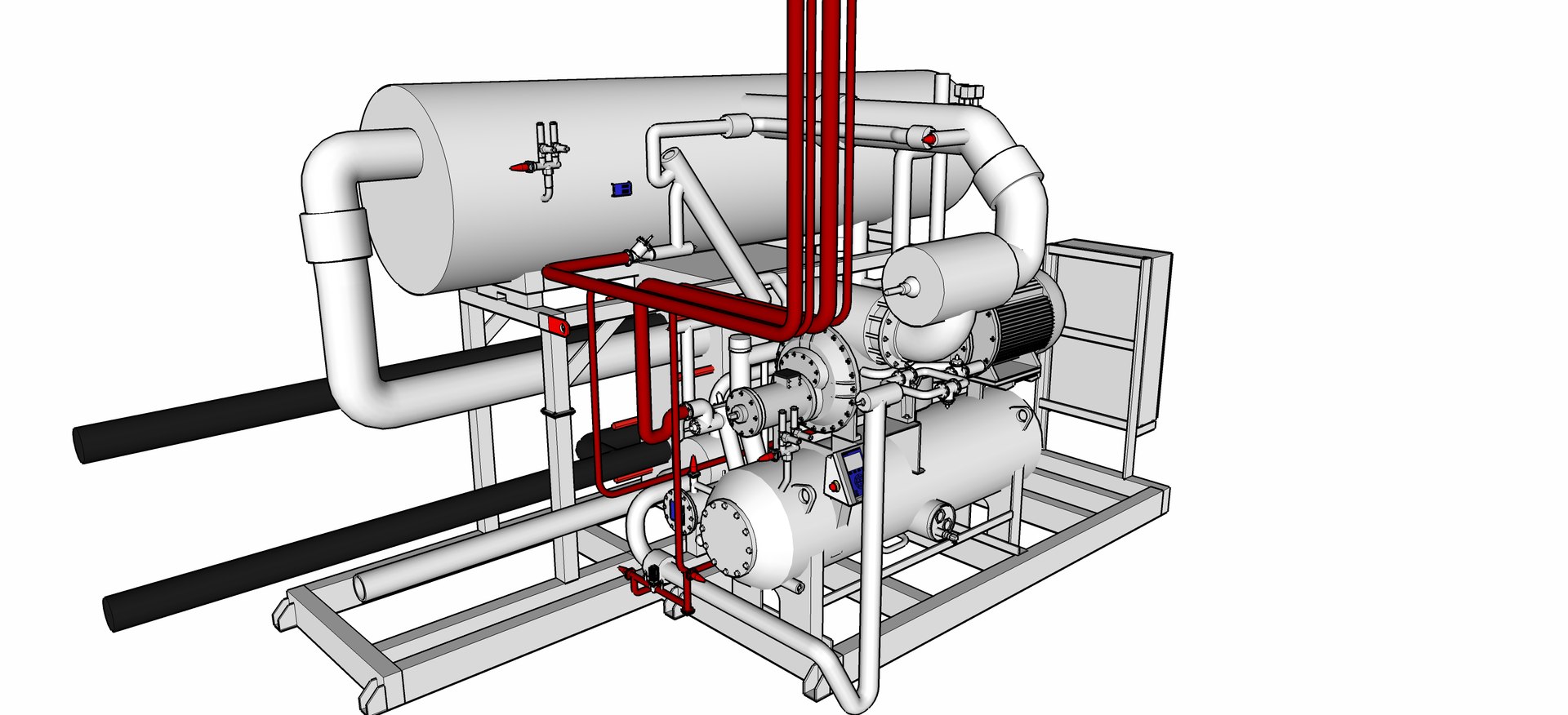 3D model unisab pac chiller - TurboSquid 1274803