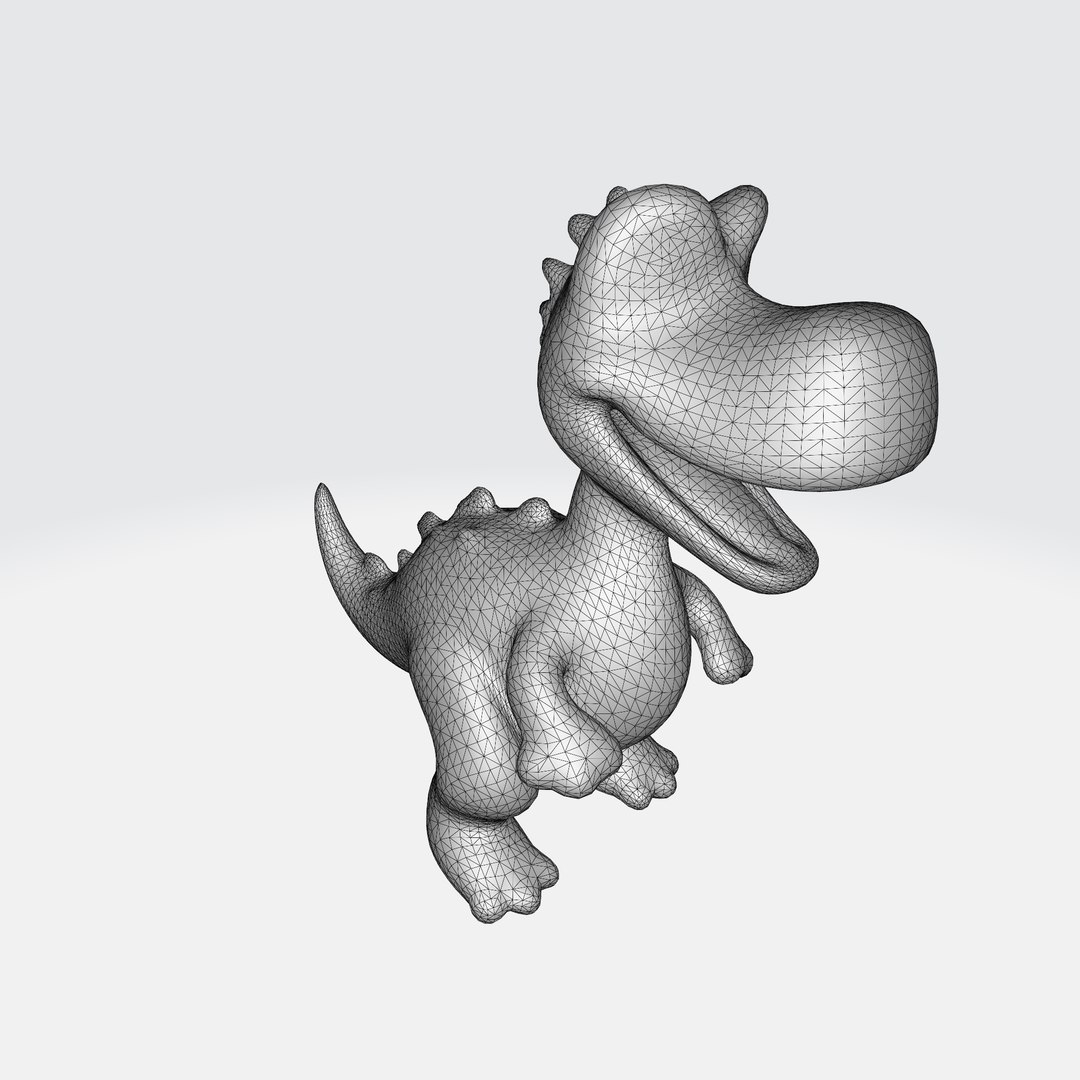 3D Adorable Cartoon Dinosaur Model - TurboSquid 2279200