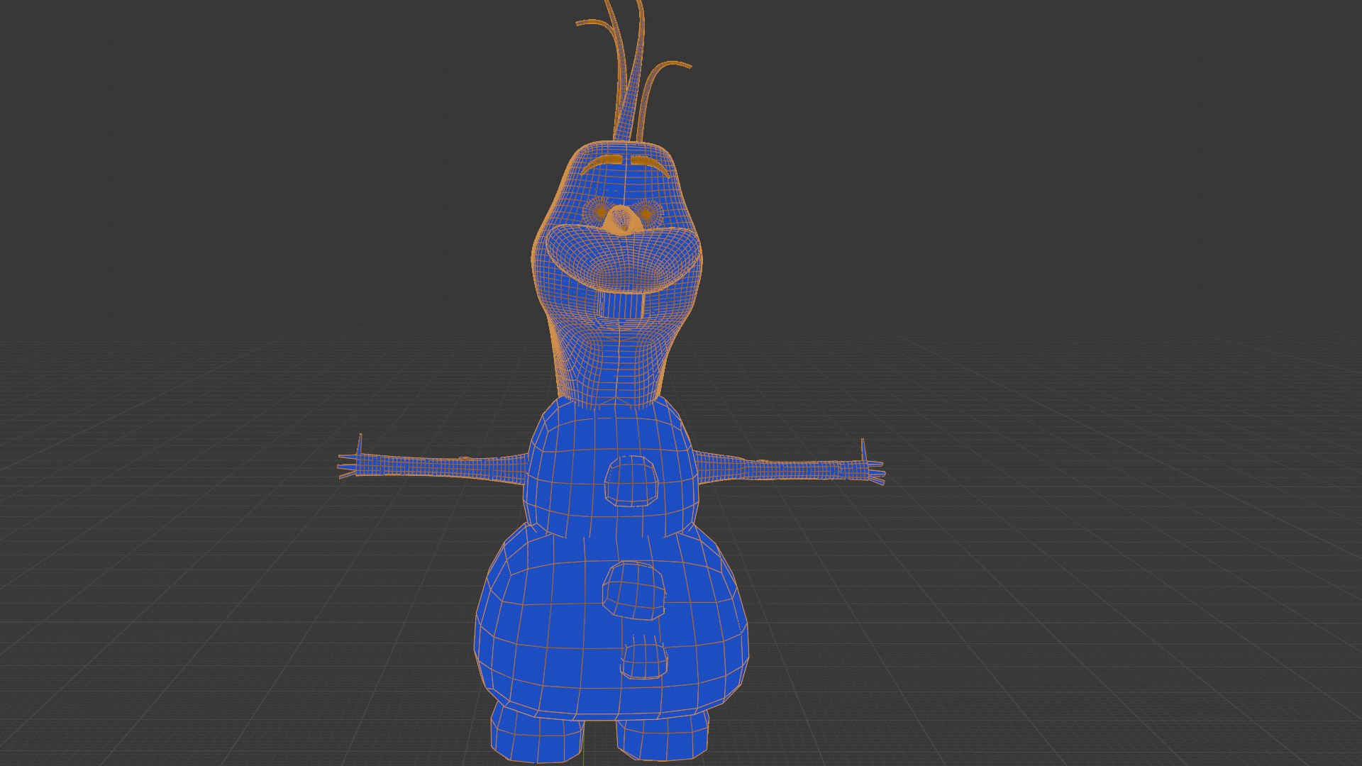 3D Snowman - TurboSquid 2328303