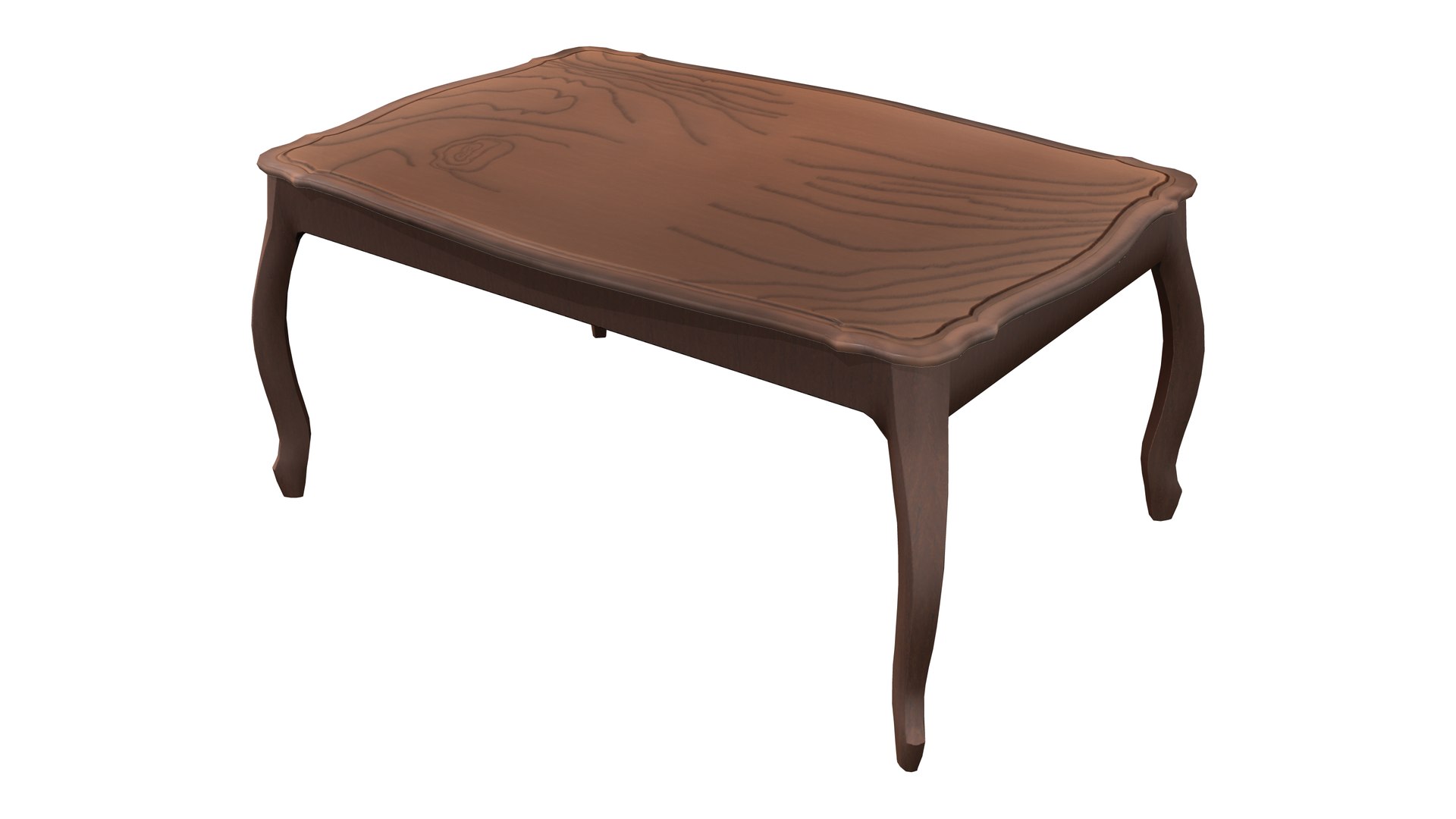 Bergere Style Table 3D Model - TurboSquid 1872407
