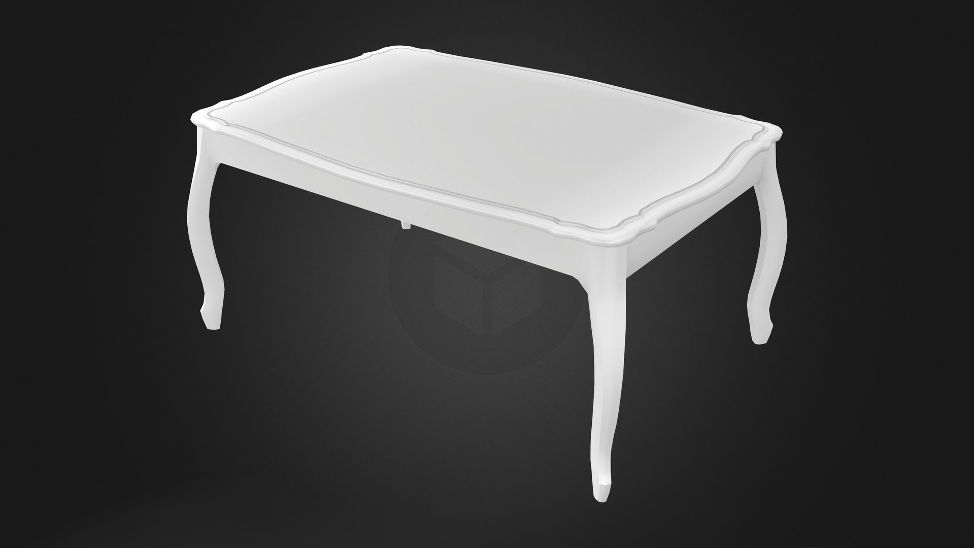 Bergere Style Table 3D Model - TurboSquid 1872407