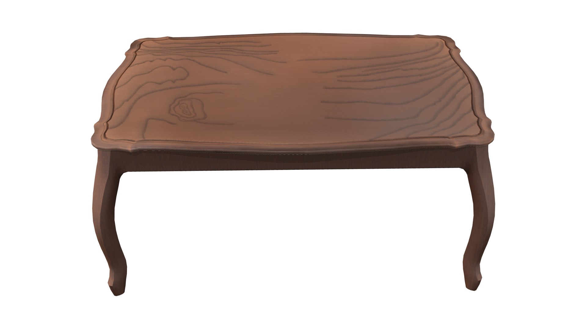 Bergere Style Table 3D Model - TurboSquid 1872407