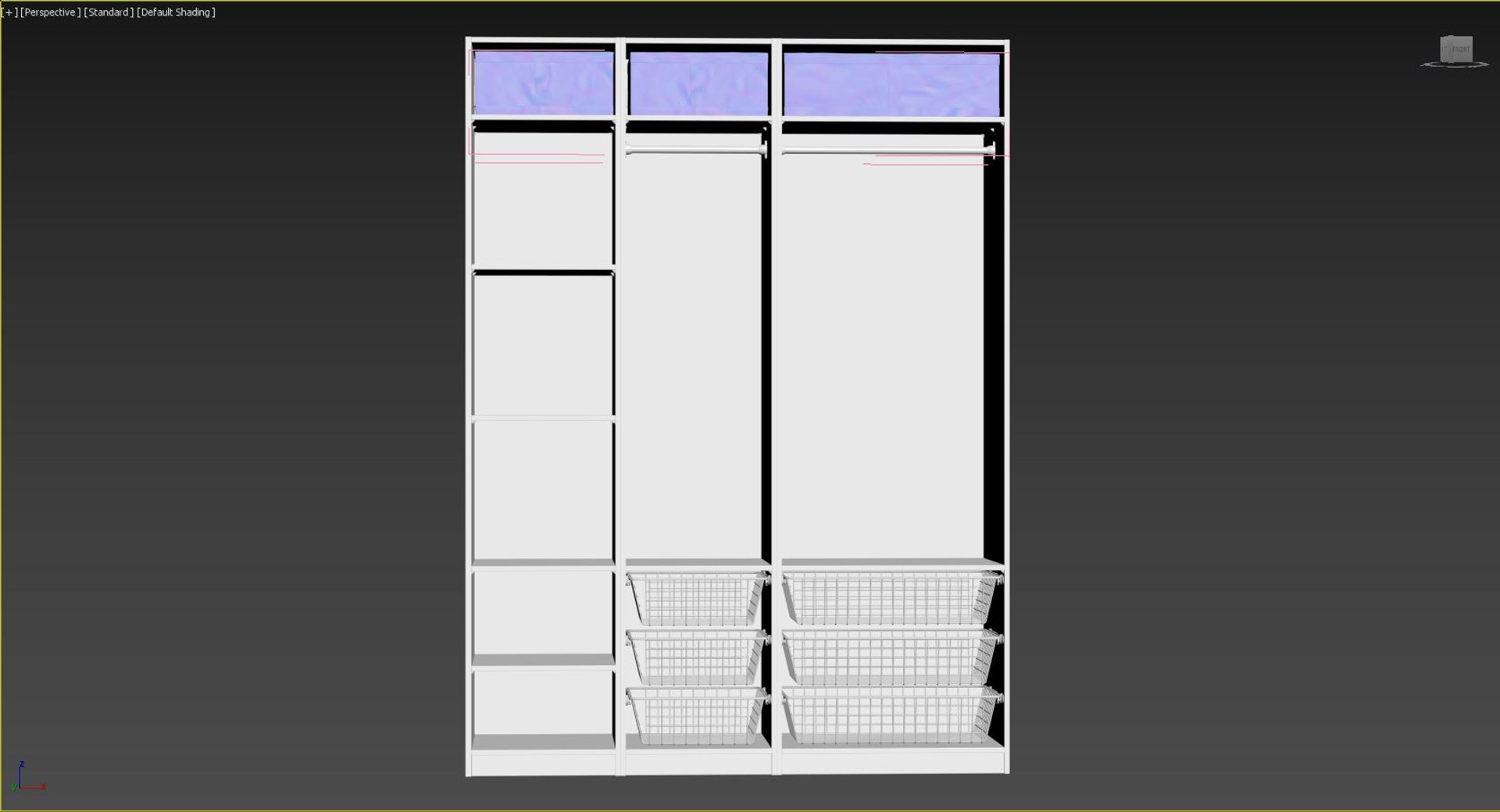 3D Realistic Wardrobe Model - TurboSquid 1292234