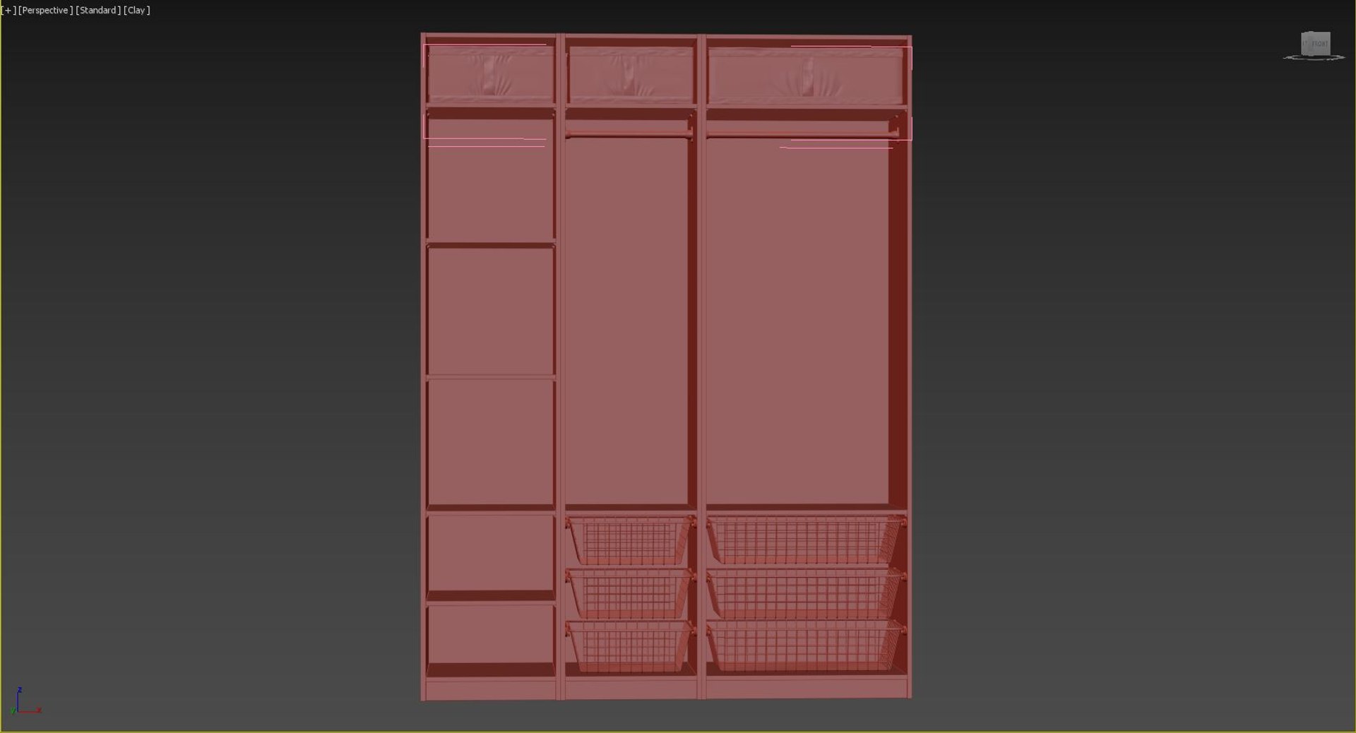 3D Realistic Wardrobe Model - TurboSquid 1292234