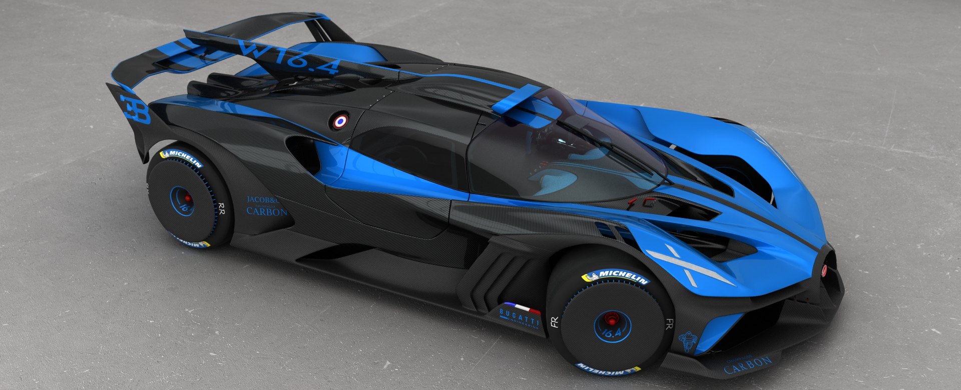 3D Bugatti Bolide 2021 Low Interior - TurboSquid 1717848