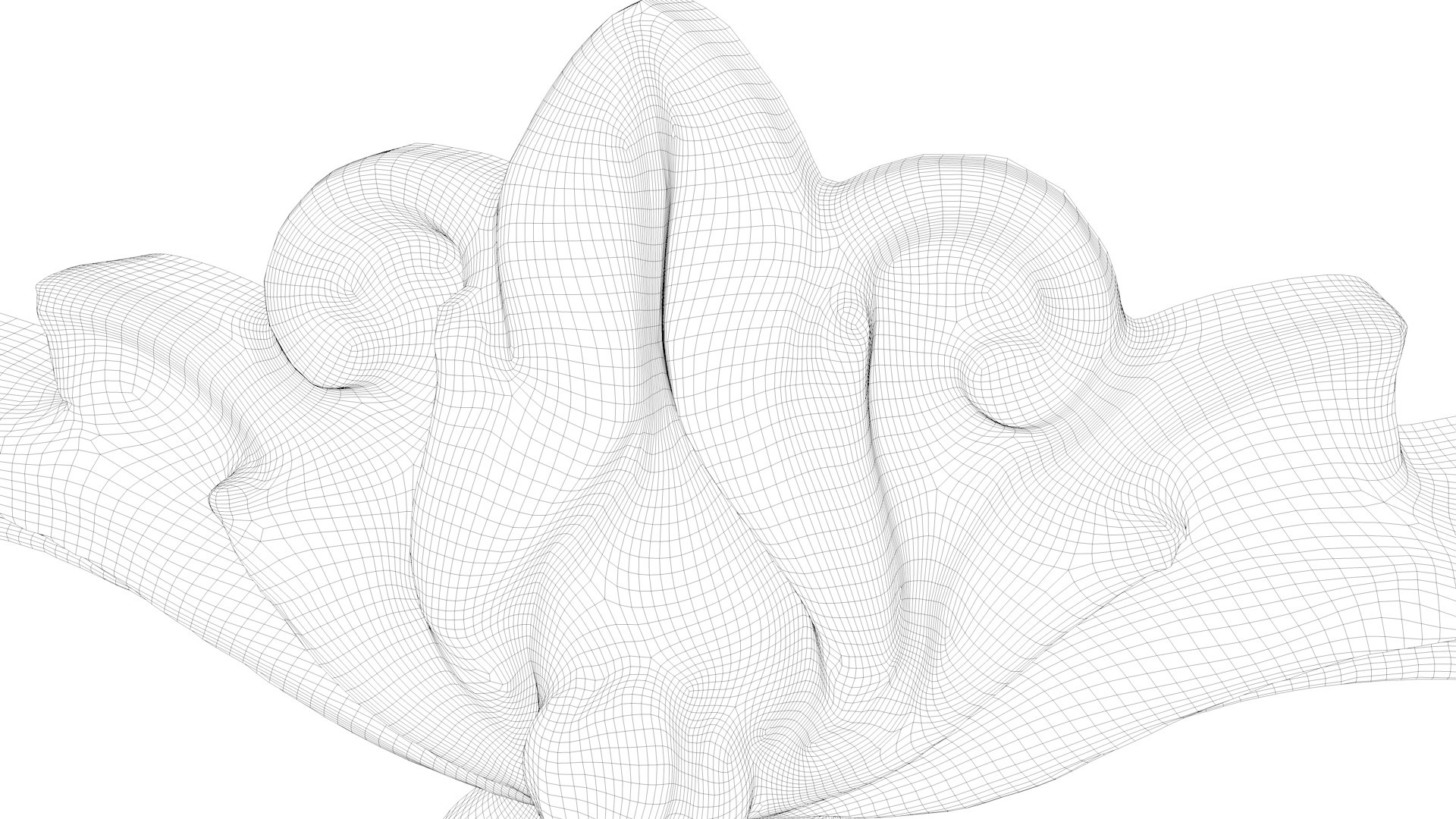 Plaster Decorative Bow DS436 3D - TurboSquid 2375681